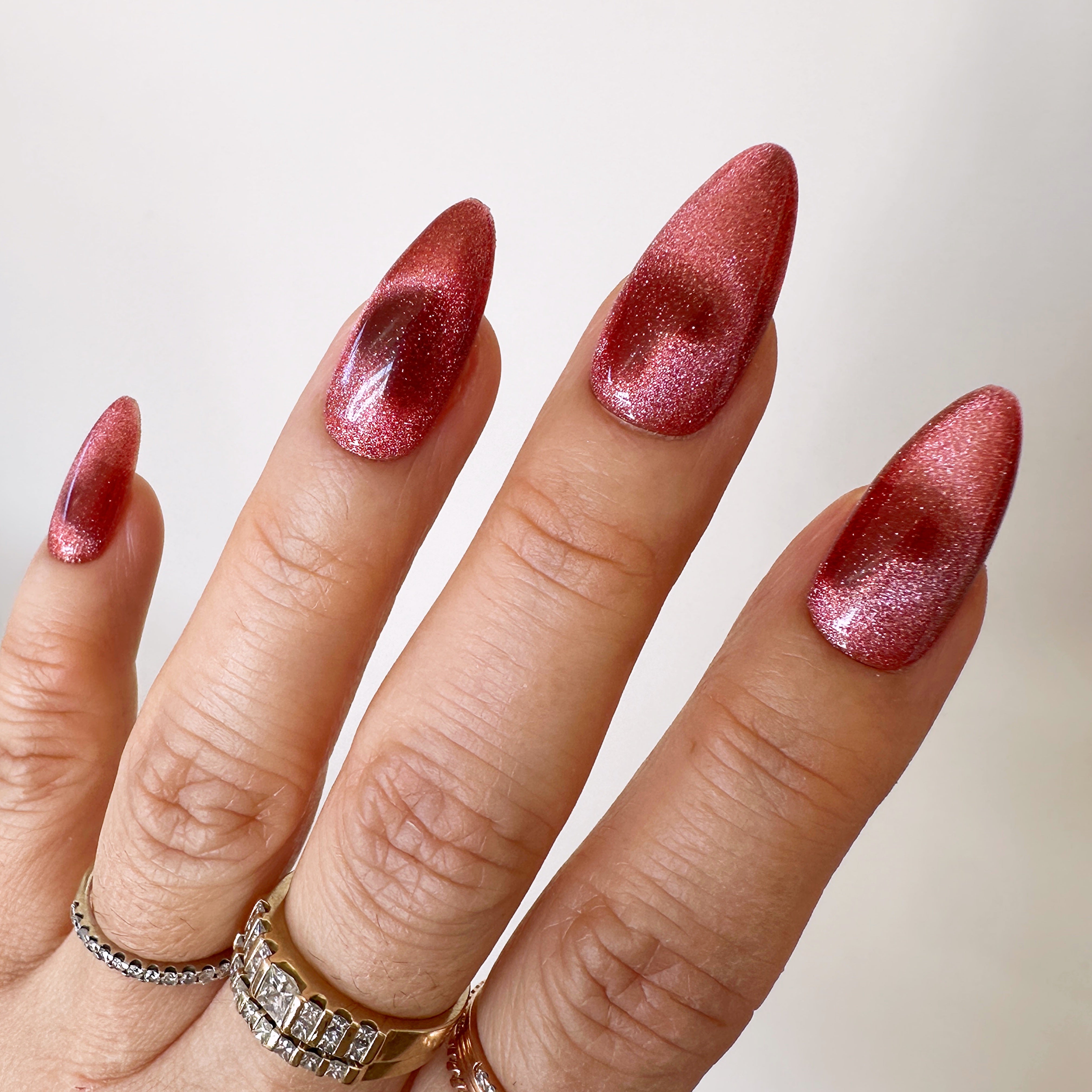 Gold Goddess Nails | Gold & Honey Base Nails | The Nailest